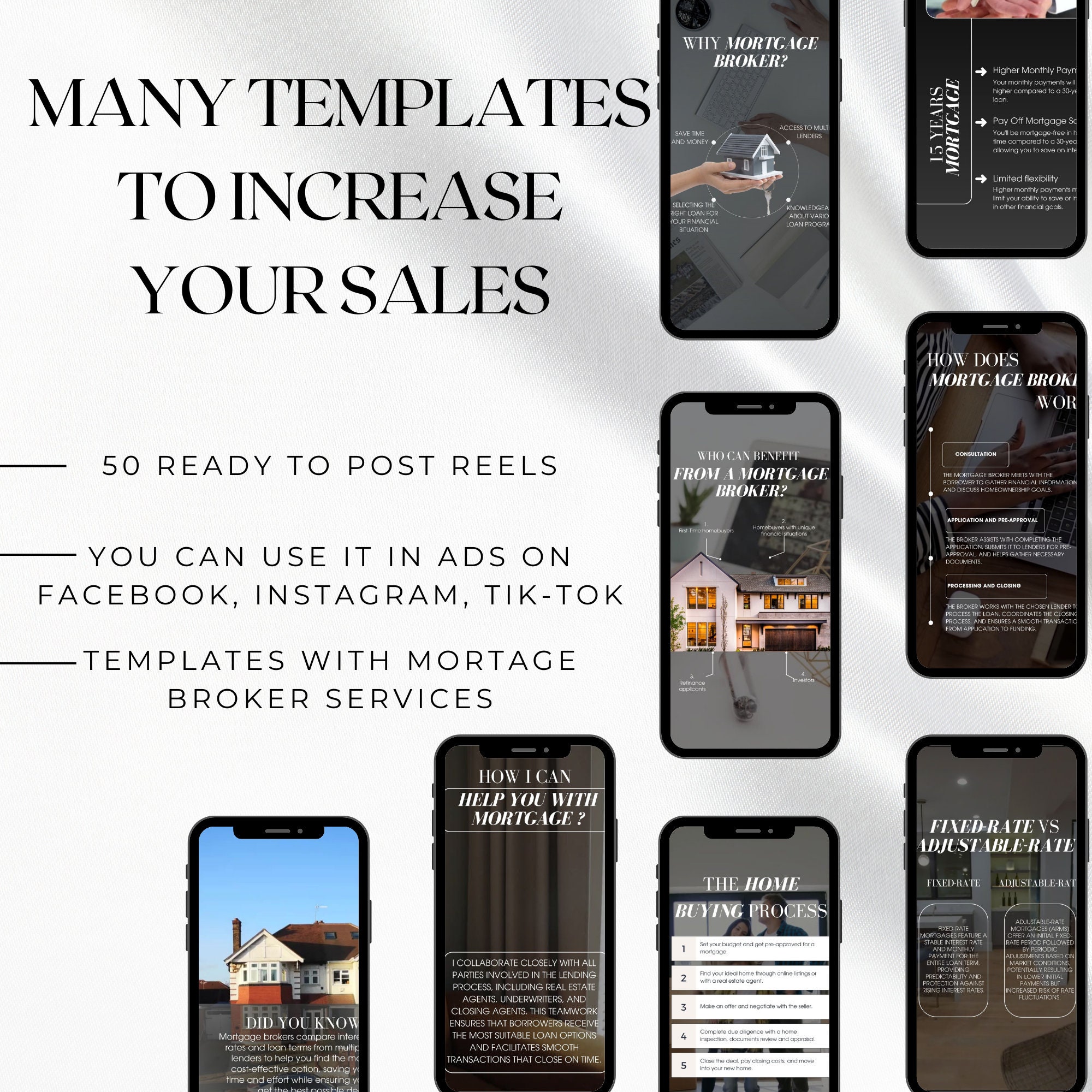 Mortgage Broker Infographic Reels Instagram, Loan Officer Video Reels ...