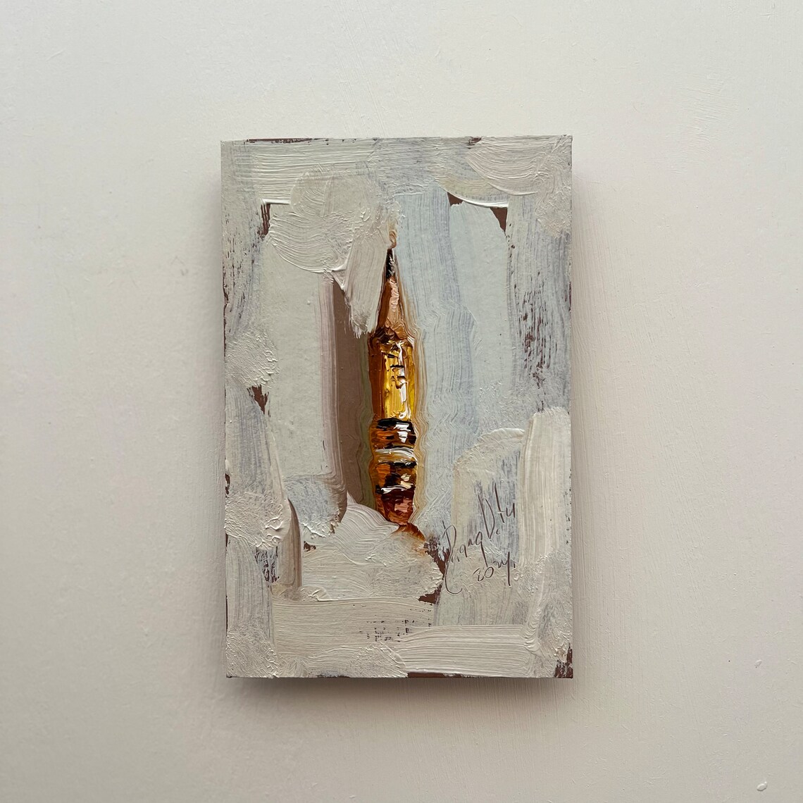 Pencil Impasto Oil Painting: Semi Abstract Still Life, Made to Order - Etsy