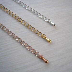 Simple Extension Chain to Extend a Necklace Bracelet or Anklet, Jewelry ...