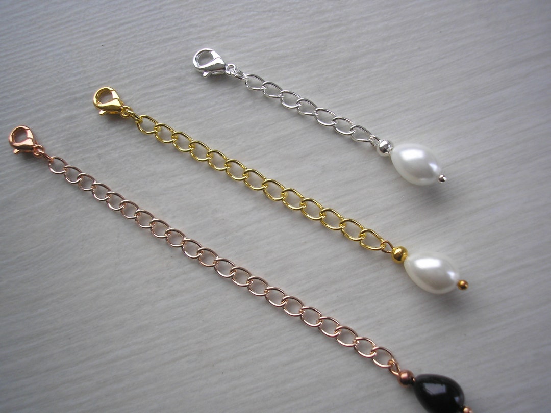 Pearl Drop Extension Chain to Extend a Necklace Bracelet or Anklet ...