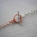 Little T-bar Toggle Extension Chain to Extend a Necklace Bracelet or ...