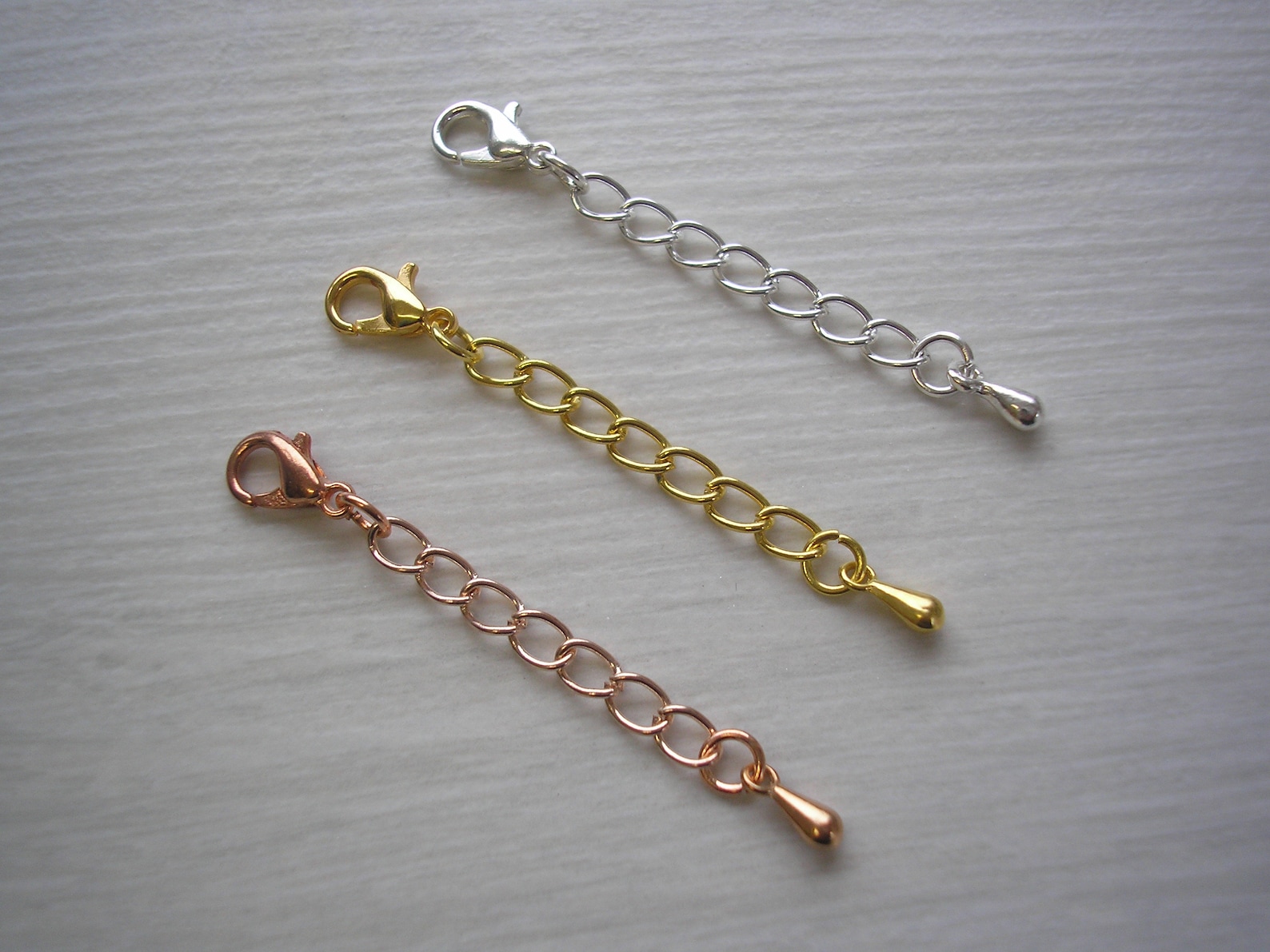 Simple Extension Chain to Extend a Necklace Bracelet or Anklet, Jewelry ...