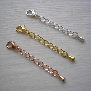 Simple Extension Chain to Extend a Necklace Bracelet or Anklet, Jewelry ...