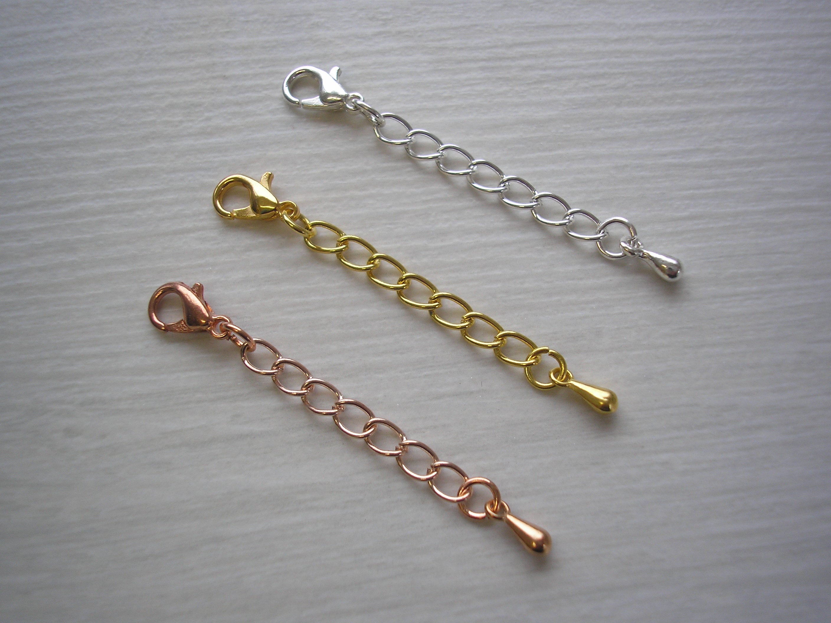 Simple Extension Chain to Extend a Necklace Bracelet or Anklet, Jewelry ...