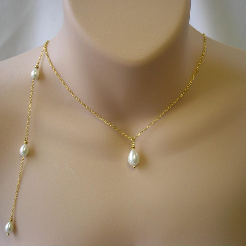 Back Drop Necklace - Etsy