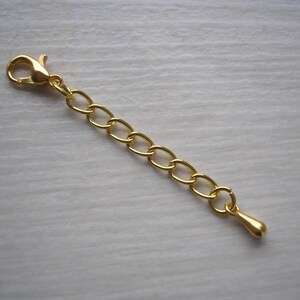 Simple Extension Chain to Extend a Necklace Bracelet or Anklet, Jewelry ...