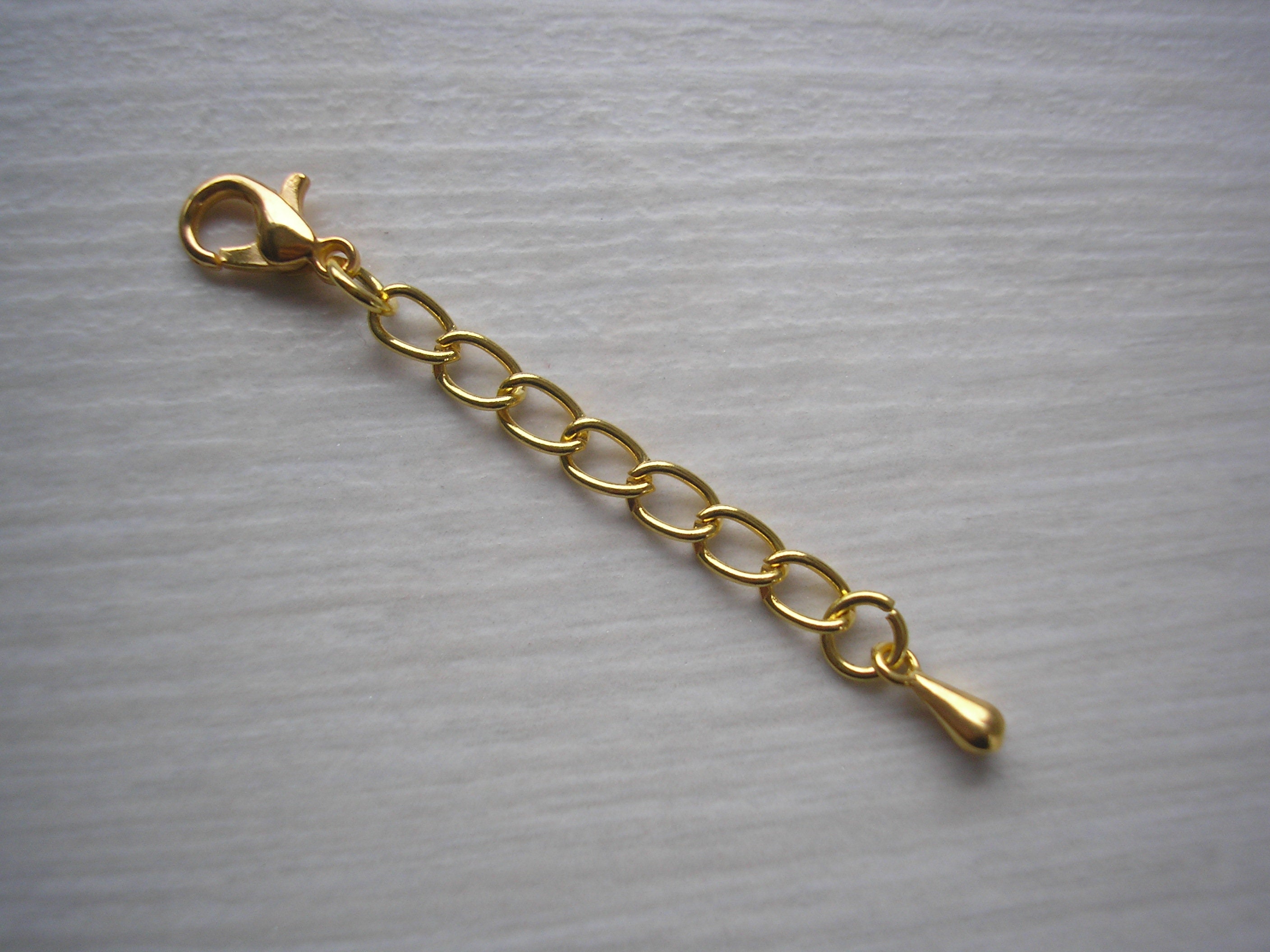 Simple Extension Chain to Extend a Necklace Bracelet or Anklet, Jewelry ...
