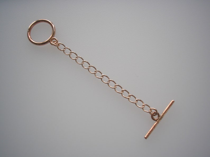 T-bar Toggle Extension Chain to Extend a Necklace Bracelet or Anklet ...