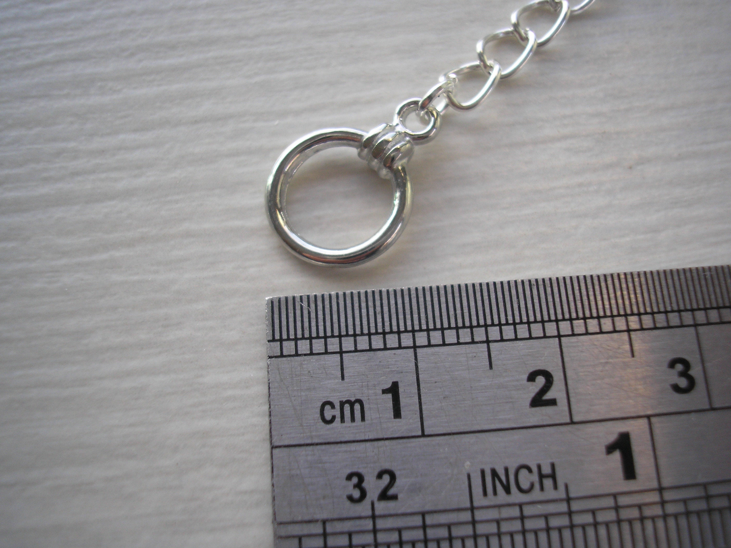 Little T-bar Toggle Extension Chain to Extend a Necklace Bracelet or ...