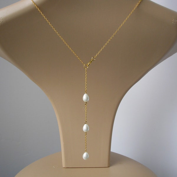 Back Drop Necklace - Etsy