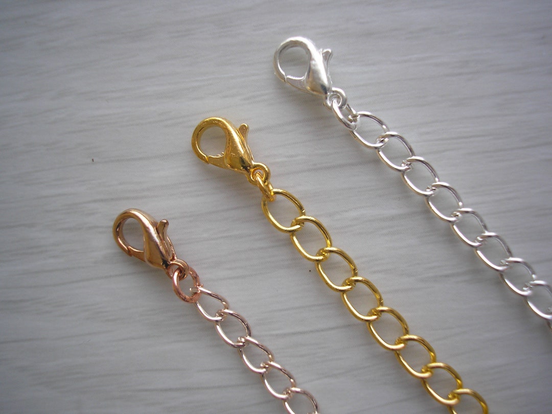 Simple Extension Chain to Extend a Necklace Bracelet or Anklet, Jewelry ...
