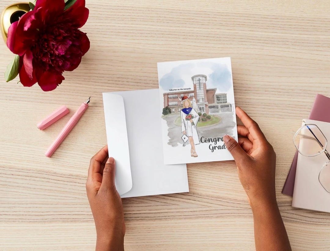 Digital Print Customizable Graduation Card, Gift for Grad, Graduation ...