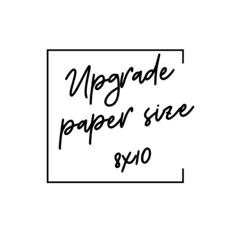8x10 Paper Upgrade - Etsy