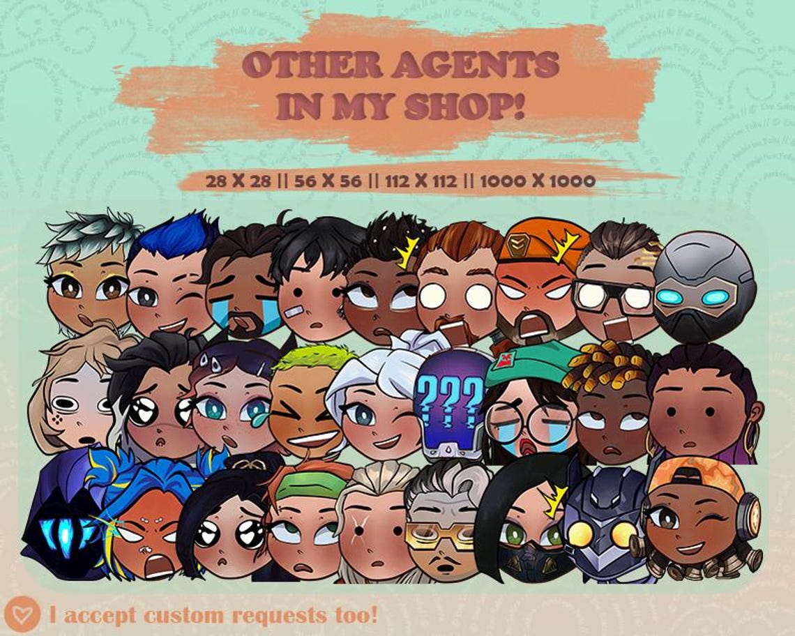 Valorant Viper Twitch Emote Pack of 10 - Viper Streaming Assets, Viper ...