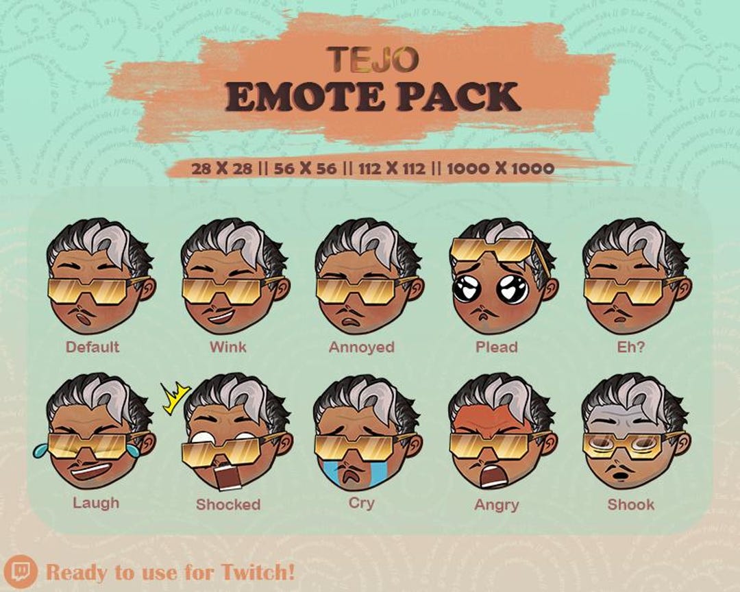Valorant Tejo Twitch Emote Pack of 10 - Tejo Streaming Assets, Tejo ...