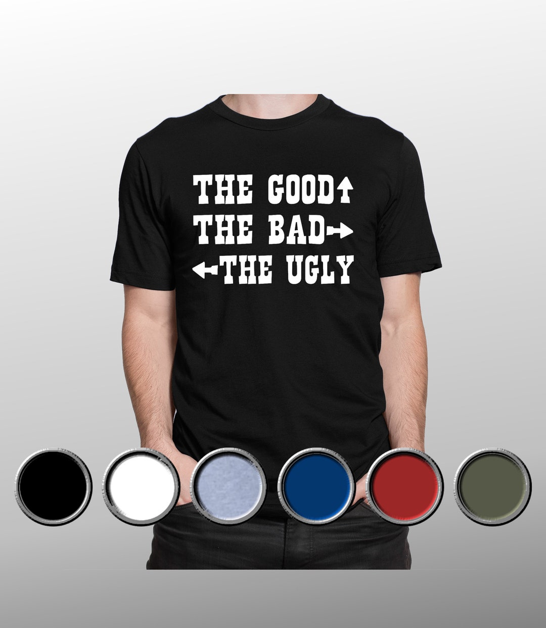 The Good the Bad the Ugly T Shirt Funny Stag Night Tshirt - Humorous ...