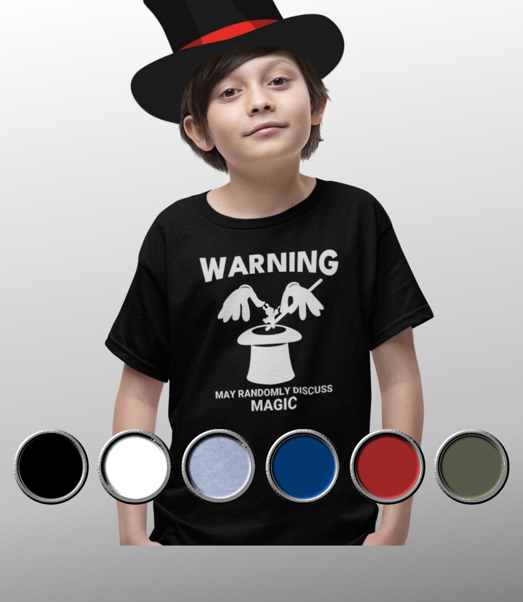 Magic Fan Tshirt Funny Warning May Randomly Discuss Magic Funny T Shirt ...