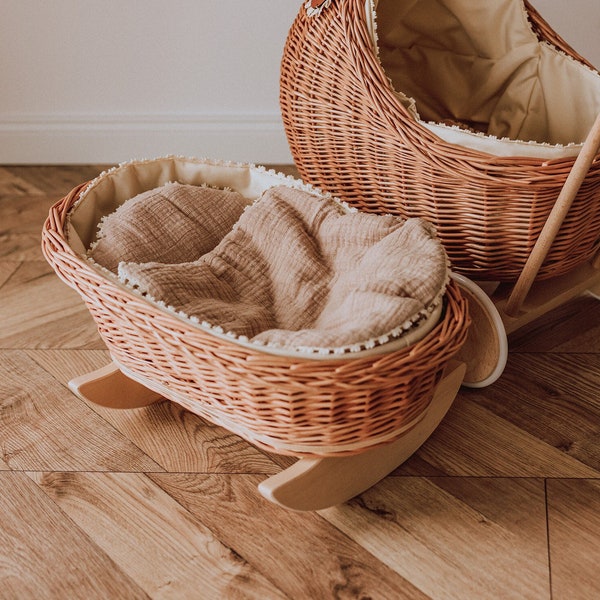 Wicker Crib - Etsy