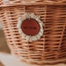 Handmade Natural Wicker Cradle With Bedding for Girl, Wicker & Beech ...