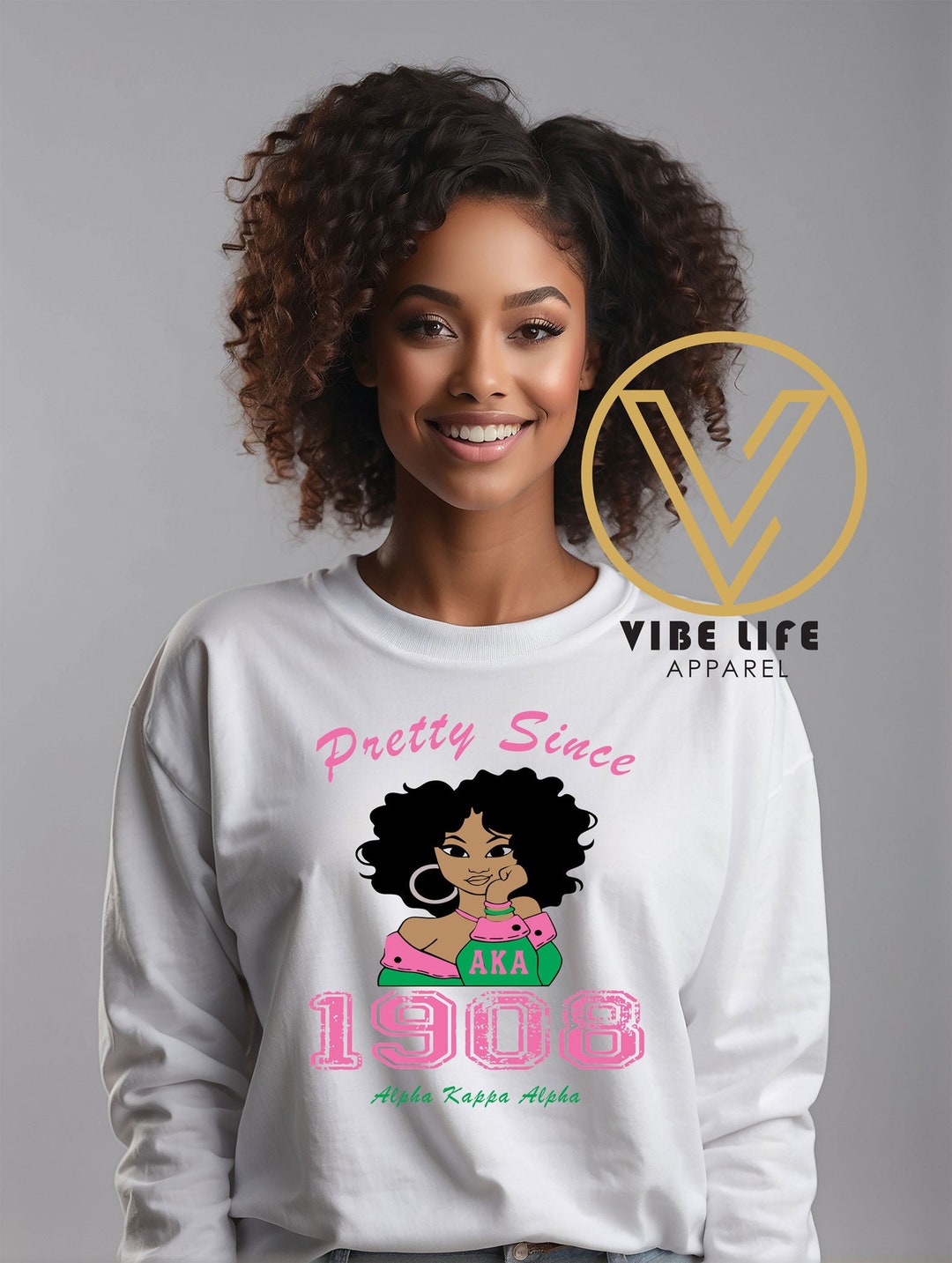 Alpha Kappa Alpha Sorority 1908 Shirt AKA1908 Soft Sweatshirt Alpha ...