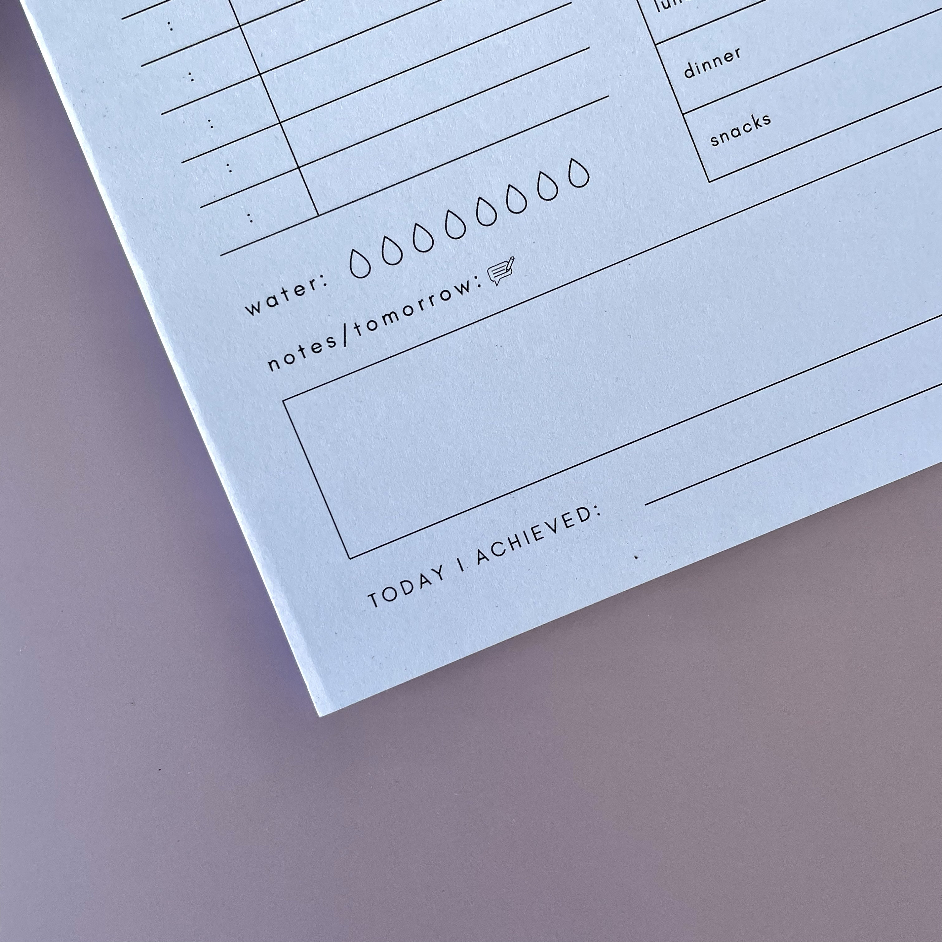 Daily Planner To-do List | Notepad Schedule | Undated A5 Tear off ...