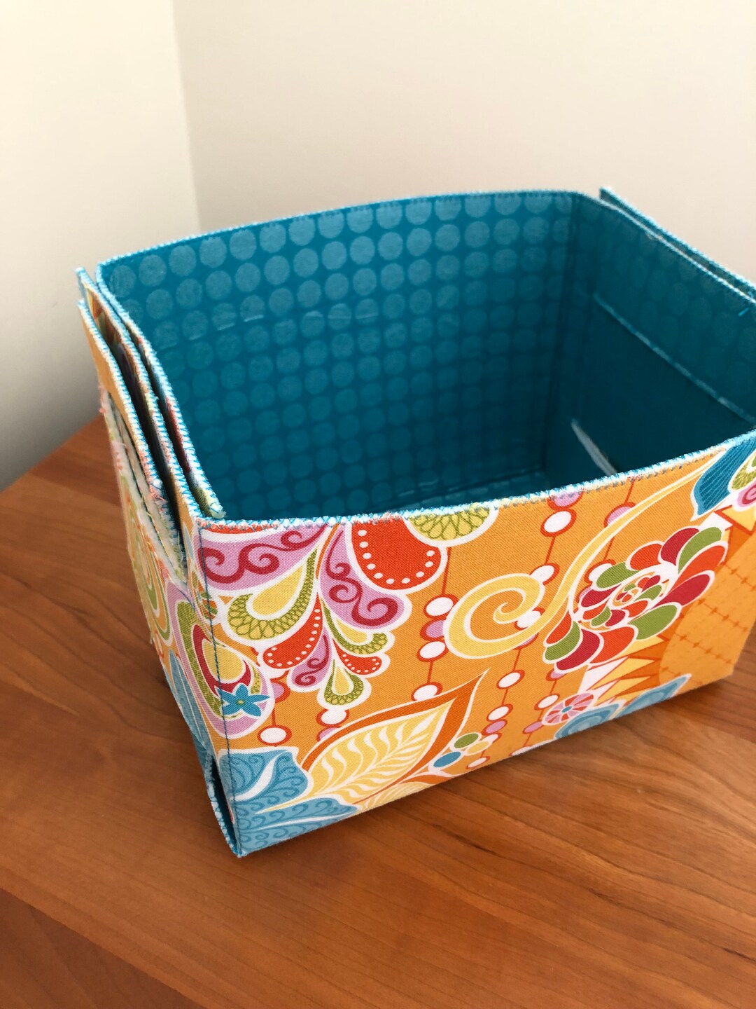 Medium Fabric Baskets! Great Storage Bin or Gift Box Size! - Etsy