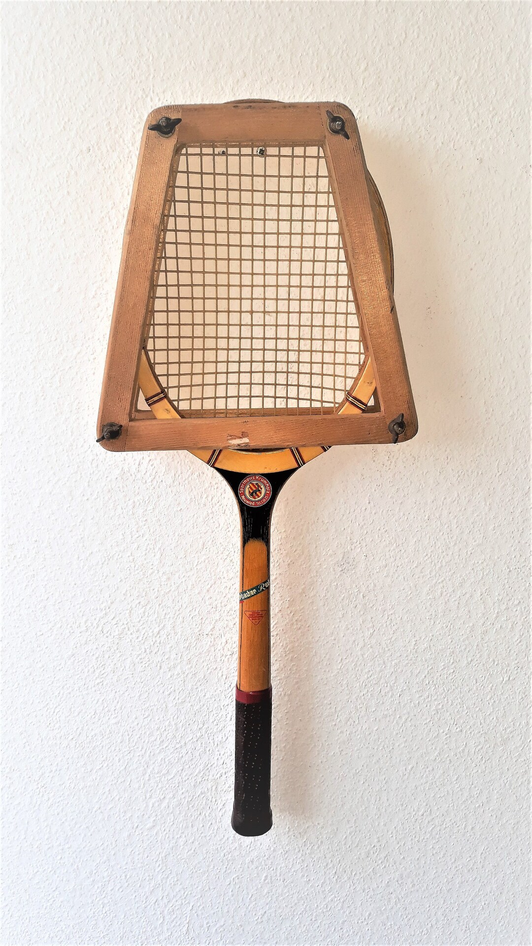 50s Vintage Wooden Tennis Racket Racket Protection Frame 60s - Etsy
