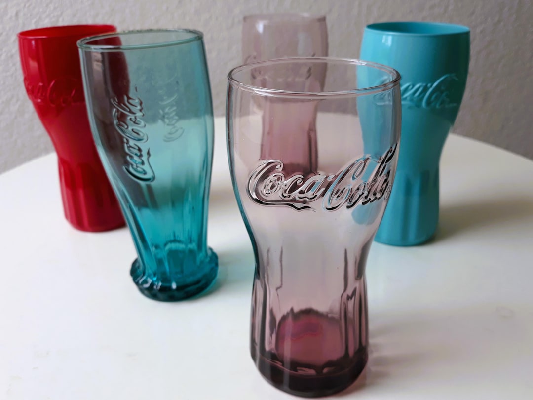 Coca Cola Glass / Glasses - Lot, 5 Pieces, - Etsy
