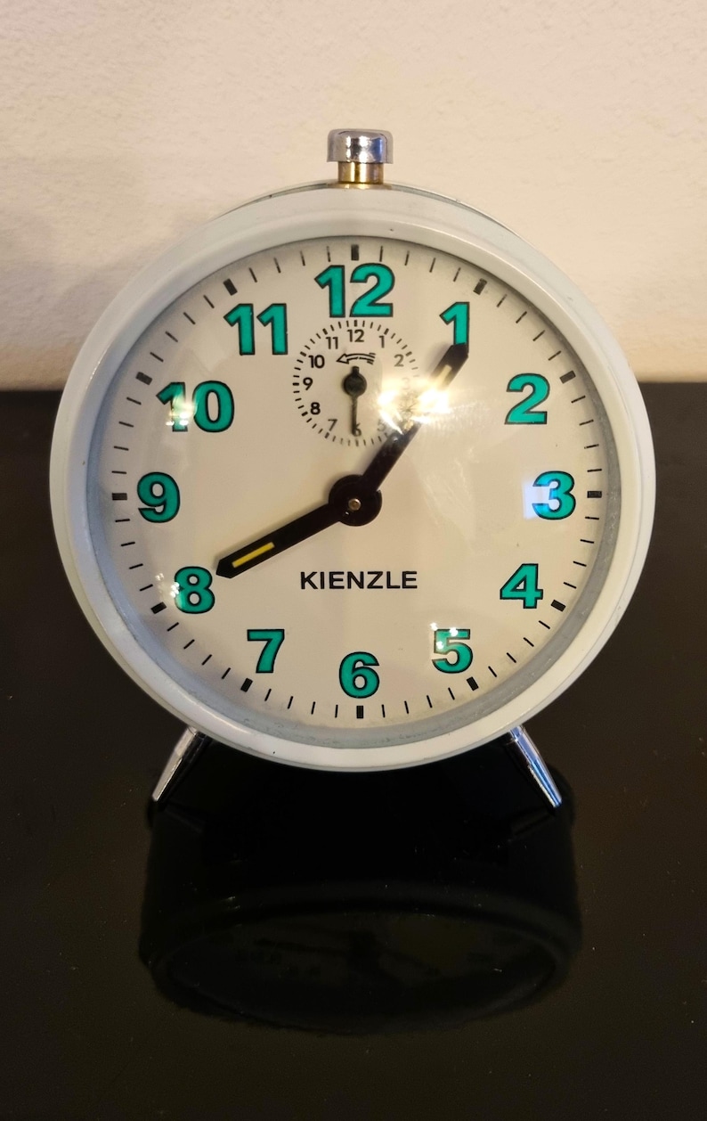Kienzle 1950s Mechanical Table Alarm Clock, Hand-wound, Made in Germany ...