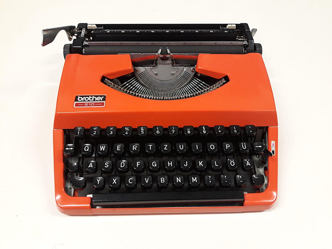 70s Brother 210 - Typewriter - Made in Japan - 1980s - Etsy