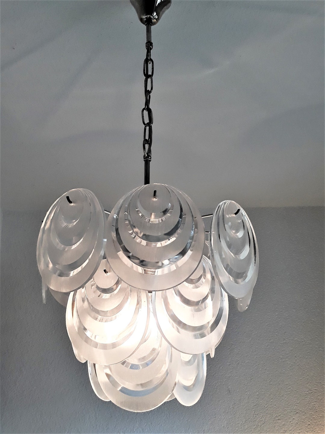 70s Sputnik Pendant Lamp Cult Vintage 18 Armig Loft Lamp 70s - Etsy