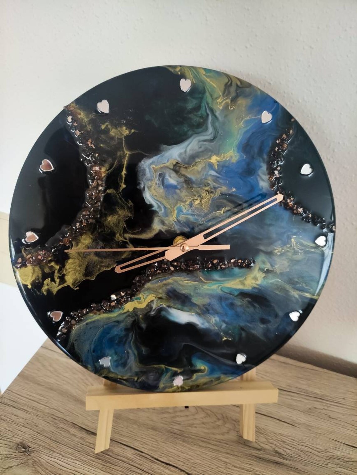 Abstract Art Clock / Space Galaxy / Wallart - Etsy