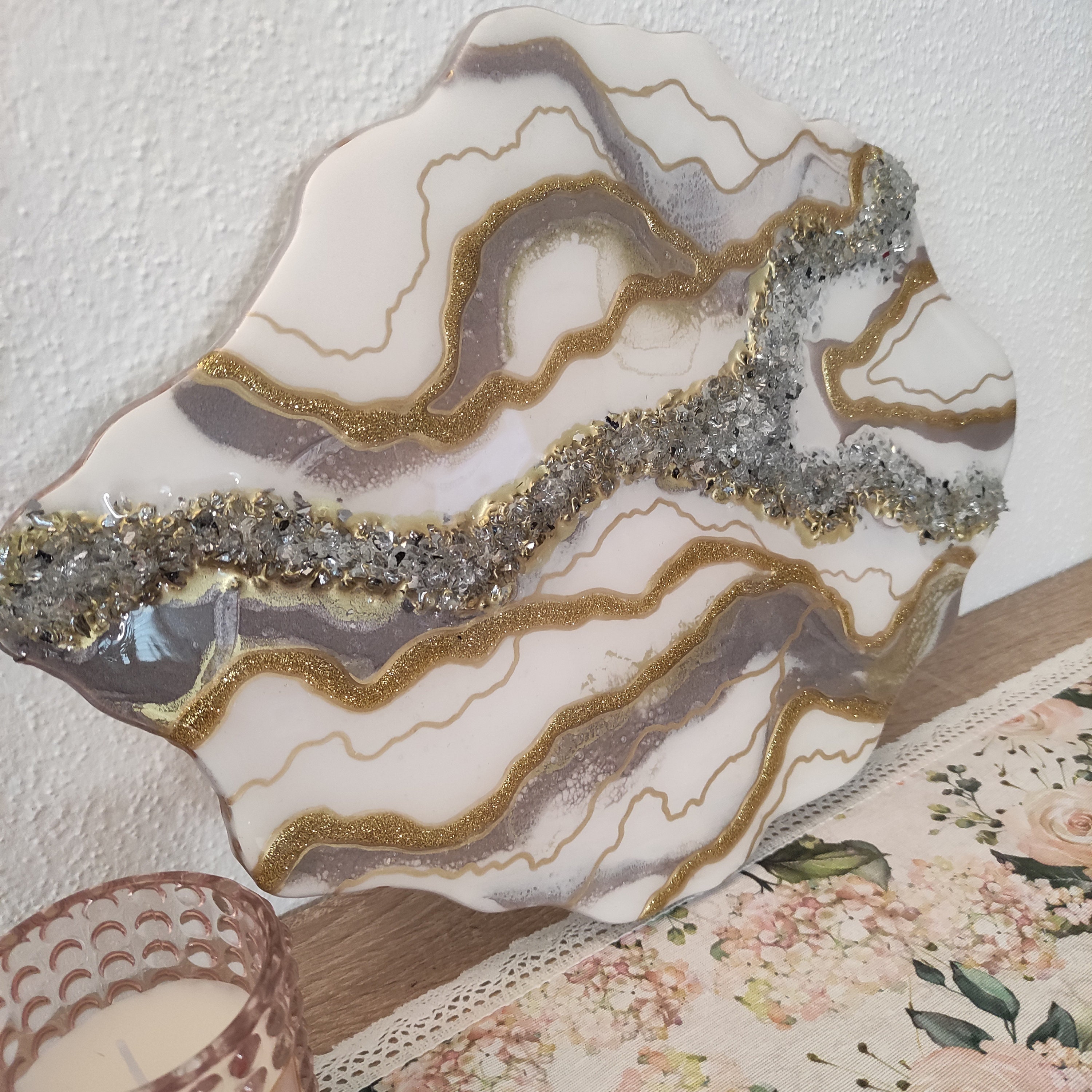 Geode Resin Painting 3D Geode Wall Art Birthday Gift Apartment Decor ...
