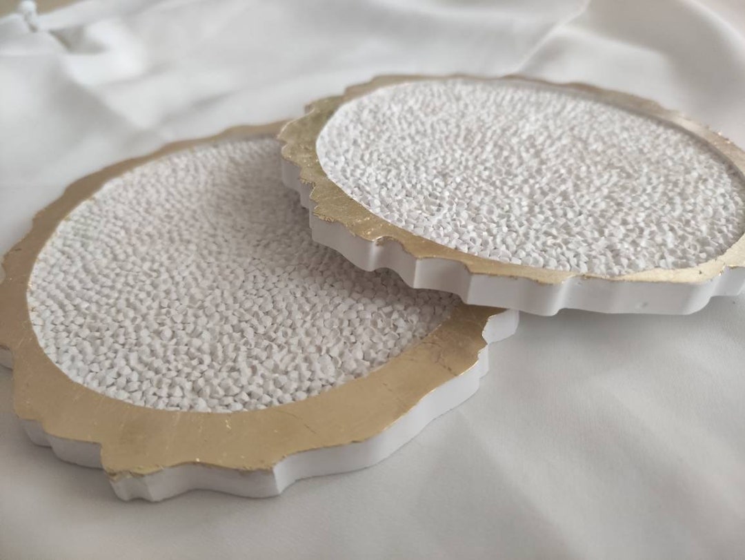 Decorative Trays / Set of 2 / Gypsum Trays With Relief - Etsy