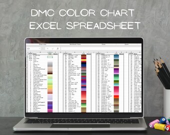 Dmc color chart | Etsy
