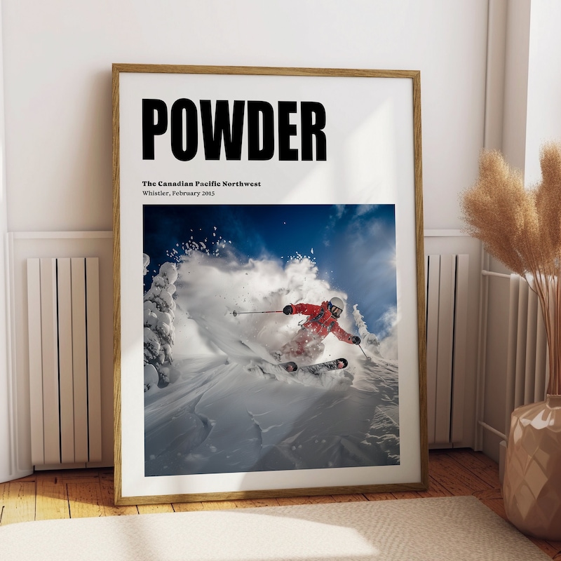 Ski Poster - Etsy