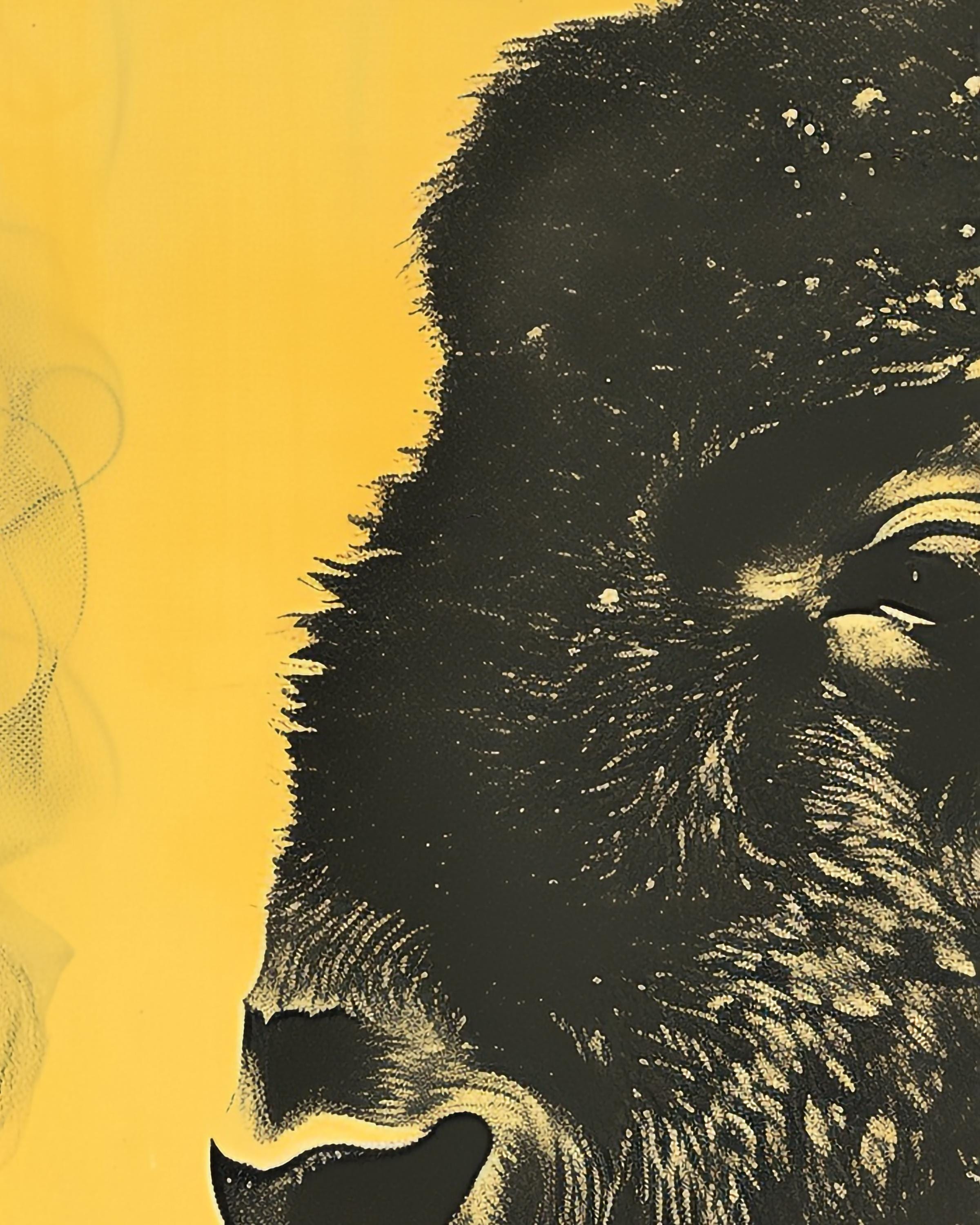 Bison Smoking a Cigarette Vintage Poster Art Funny Buffalo Retro ...