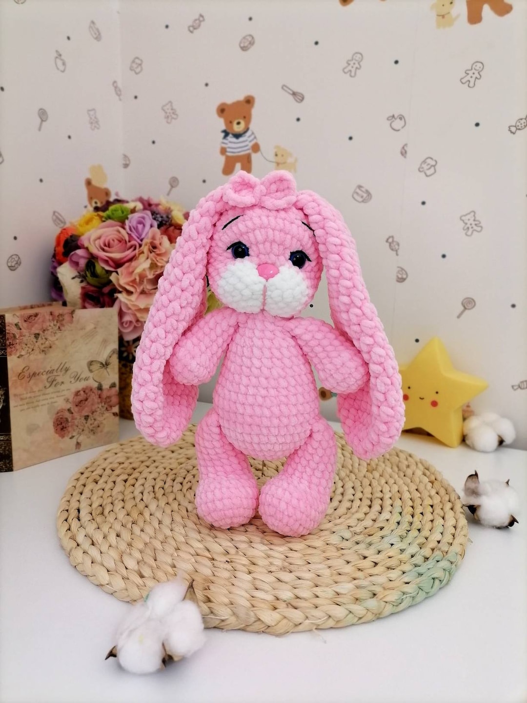 Bunny Crochet, Amigurumi Bunny/ Stuffed Toy Pattern, Bunny Toy, Crochet ...