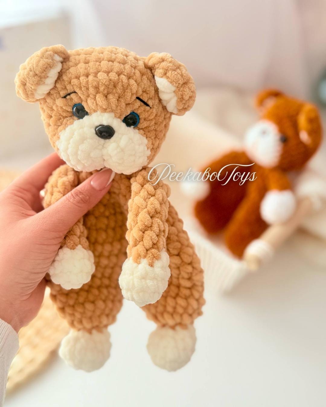Bear Snuggler Amigurumi , Plushie Snuggler Bear , Crochet Pattern Bear ...
