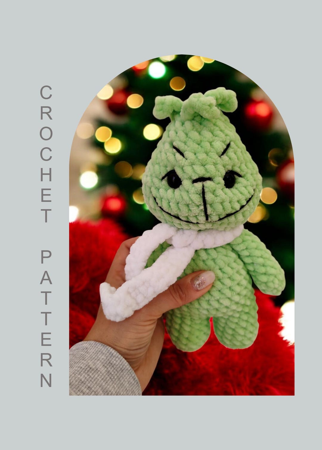 No SEW/ Small Grinch Crochet Pattern/amigurumi Grinch/crochet Pattern ...
