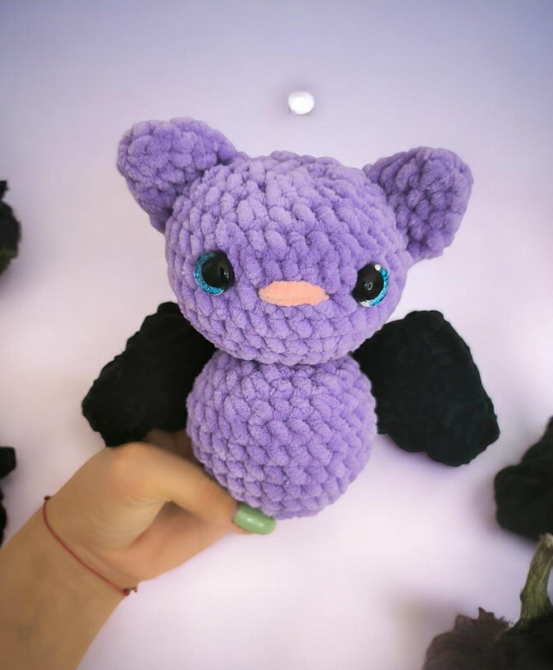 Luna Bat Crochet Pattern/ Amigurumi Pattern Bat/ Halloween Bat/ Crochet ...