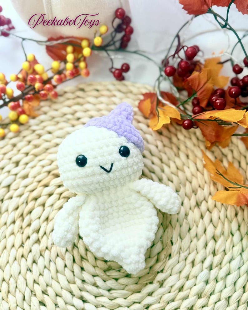 Ghostie Mini Snuggler Crochet Pattern , Amigurumi Ghost , Ghost ...