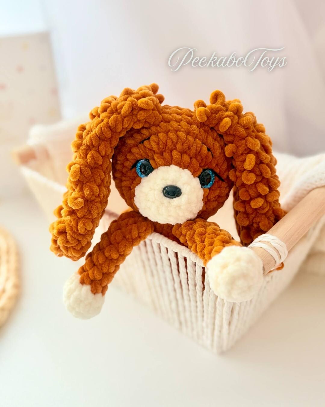 Dog Snuggler Crochet Pattern , Amigurumi Puppy Snuggler , Comforter Dog ...