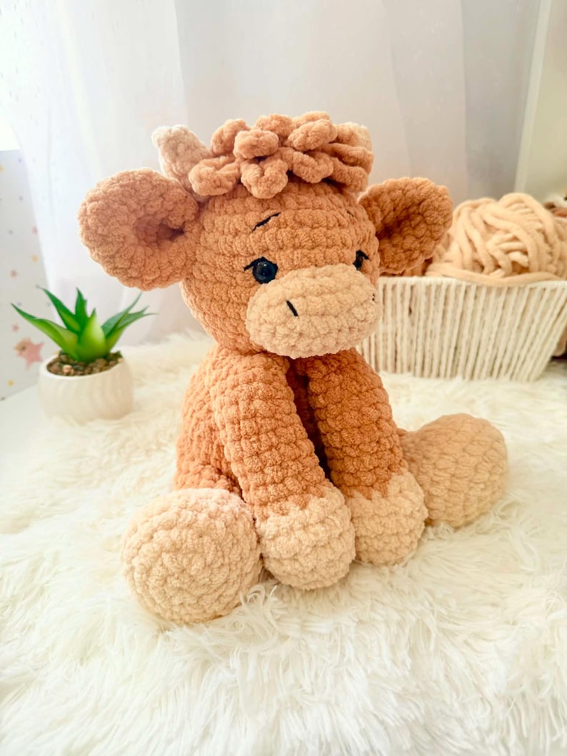 Molly the Highland Cow , Crochet Pattern , Amigurumi Cow , Easy ...