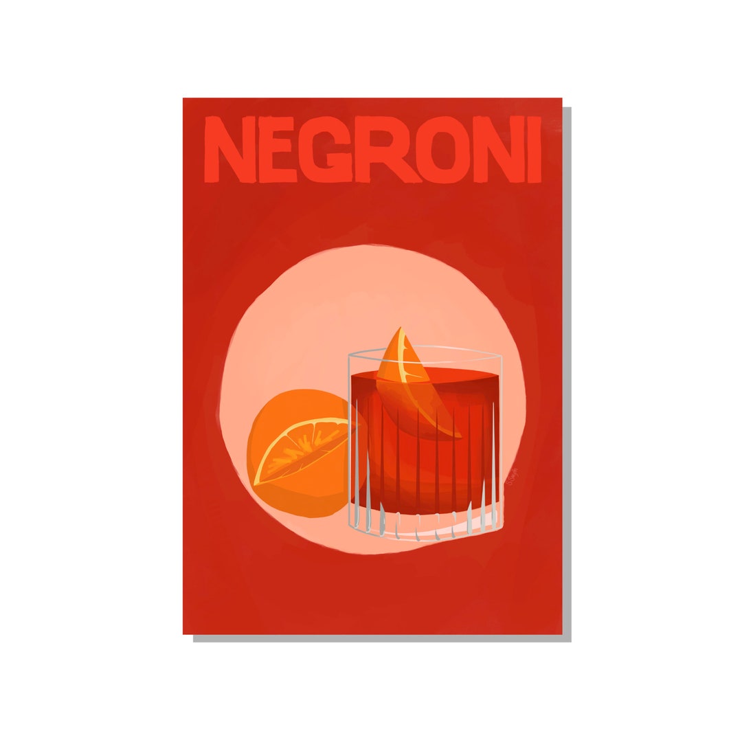 Negroni Downloadable Print Art - Etsy
