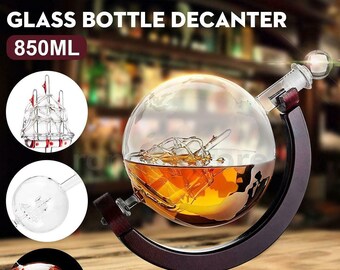 Glass World Globe - Etsy UK