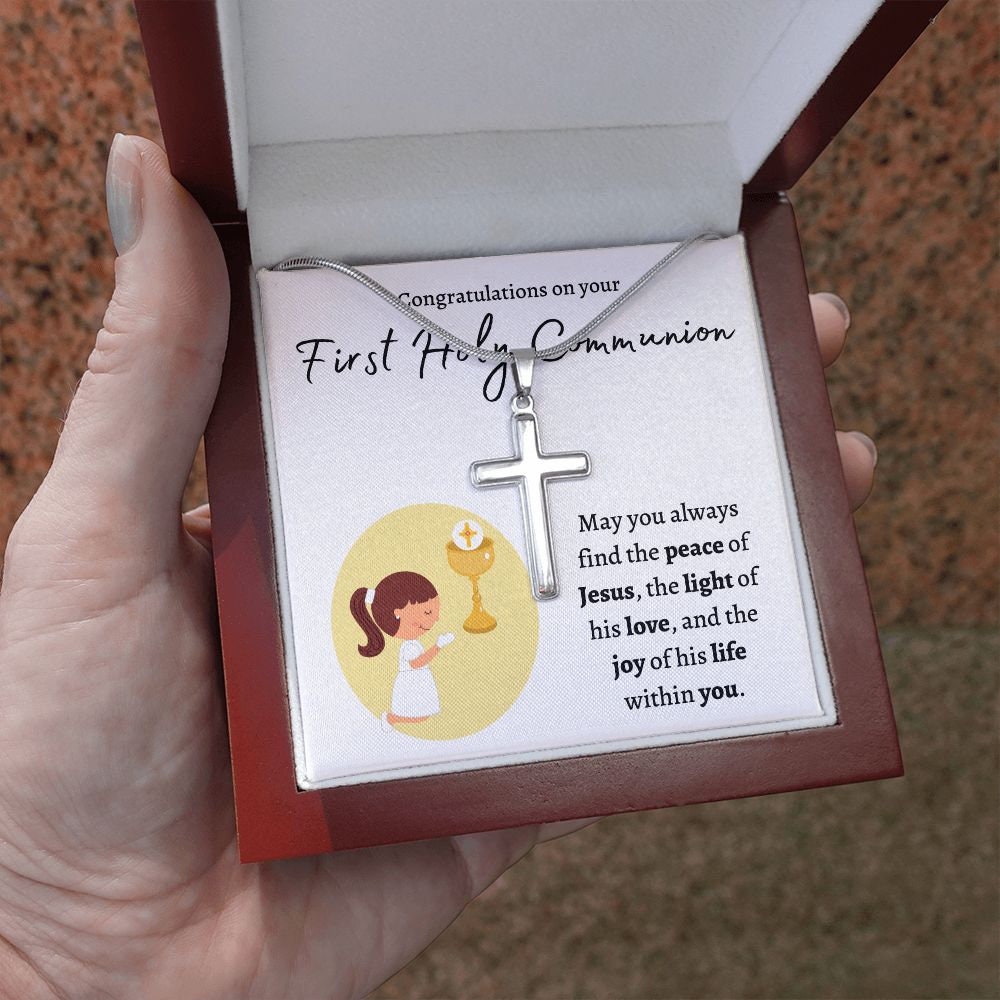 First Communion Necklace, First Communion Gift Girl First Holy ...