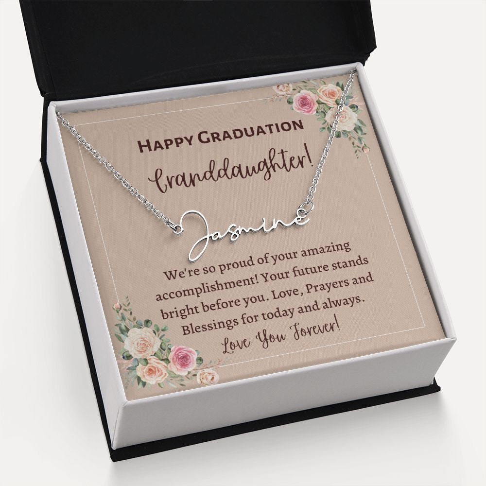 Graduation Necklace, Graduation Gift for Granddaughter, Graduation ...