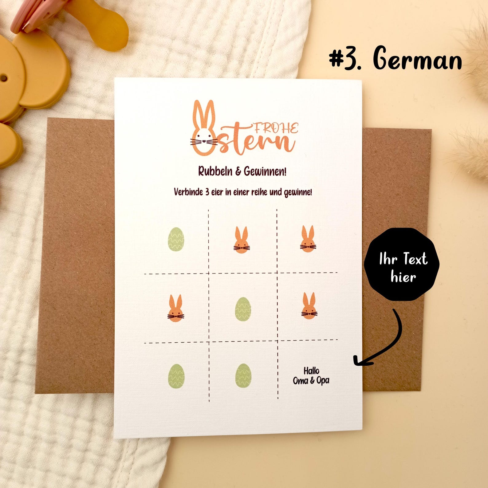 Easter Scratch off Pregnancy Announcement Card: Grandparents, Aunt ...