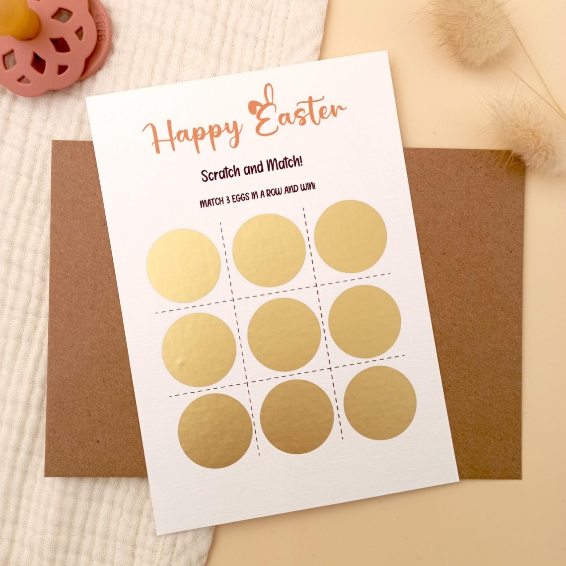 Easter Scratch off Pregnancy Announcement Card: Grandparents, Aunt ...